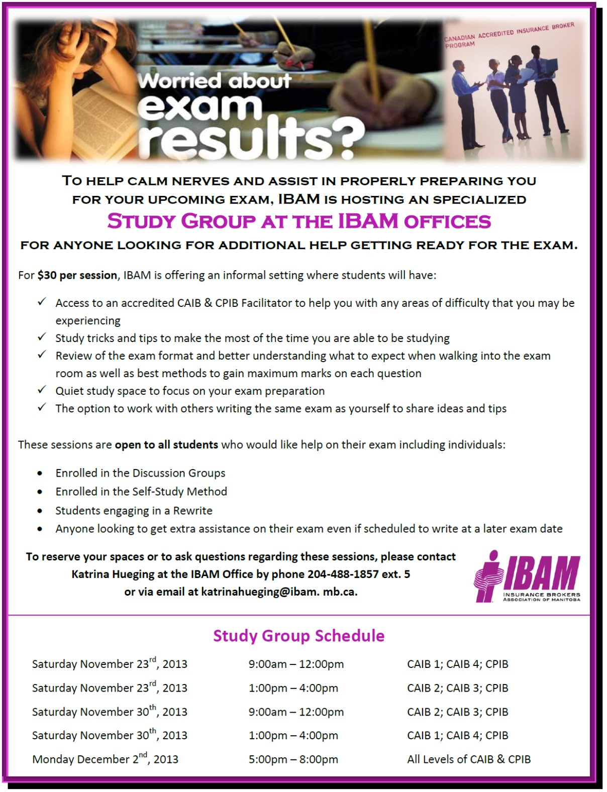 IBAM (Insurance Brokers Association of Manitoba) | www.ibam.mb.ca
