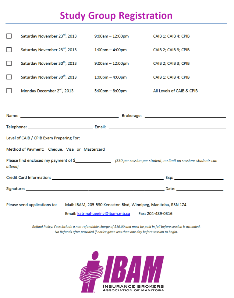 IBAM (Insurance Brokers Association of Manitoba) | www.ibam.mb.ca